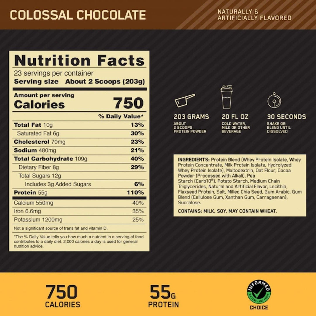 Optimum Nutrition Gold Standard Pro Gainer 5lb – Enhanced Supplements AUS